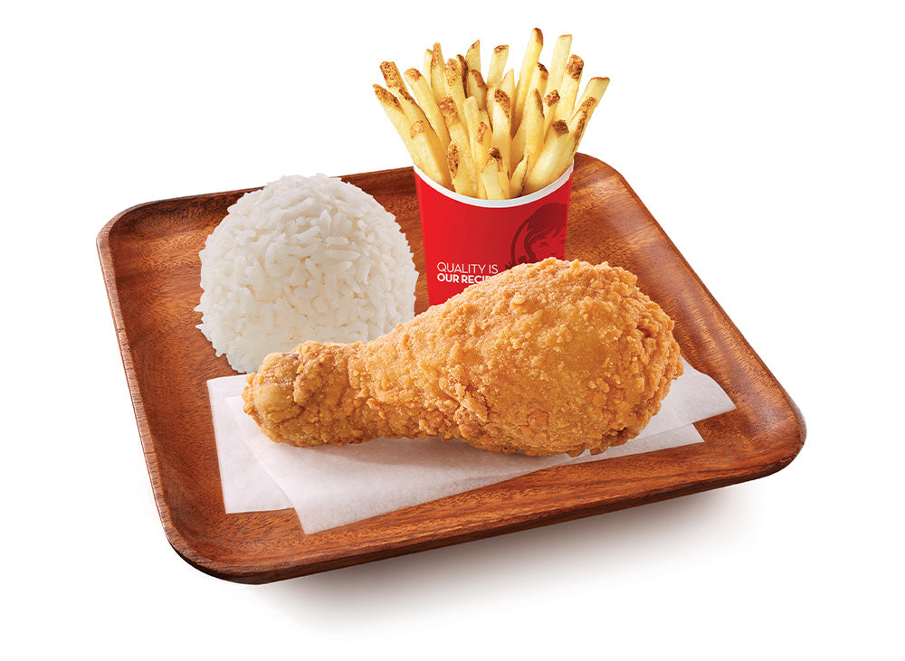 1 PC FRIED CHICKEN W/ FRIES (ALA CARTE) | Wendy's Philippines