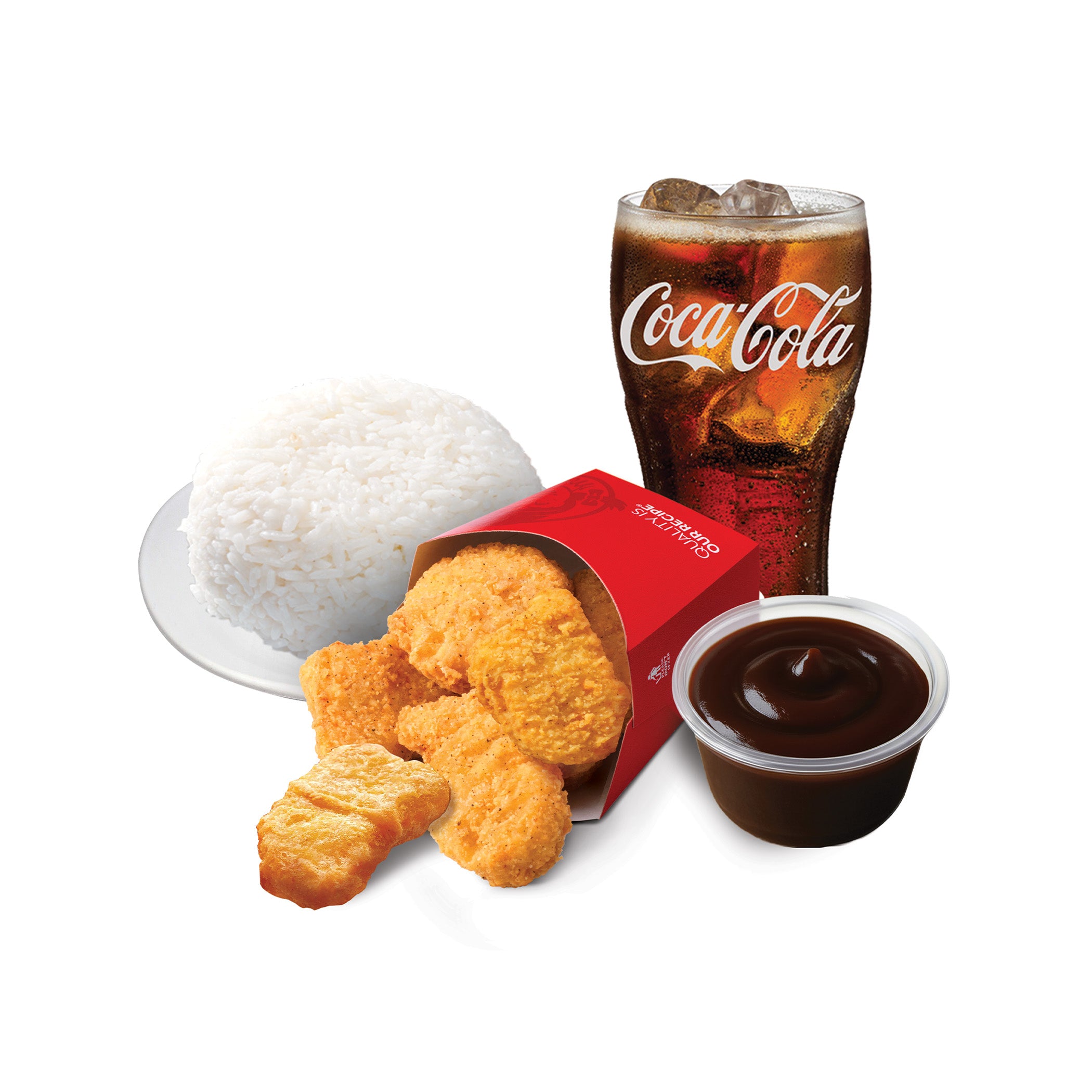 6-pc Chicken Nuggets With Rice (combo) | Wendy's Philippines
