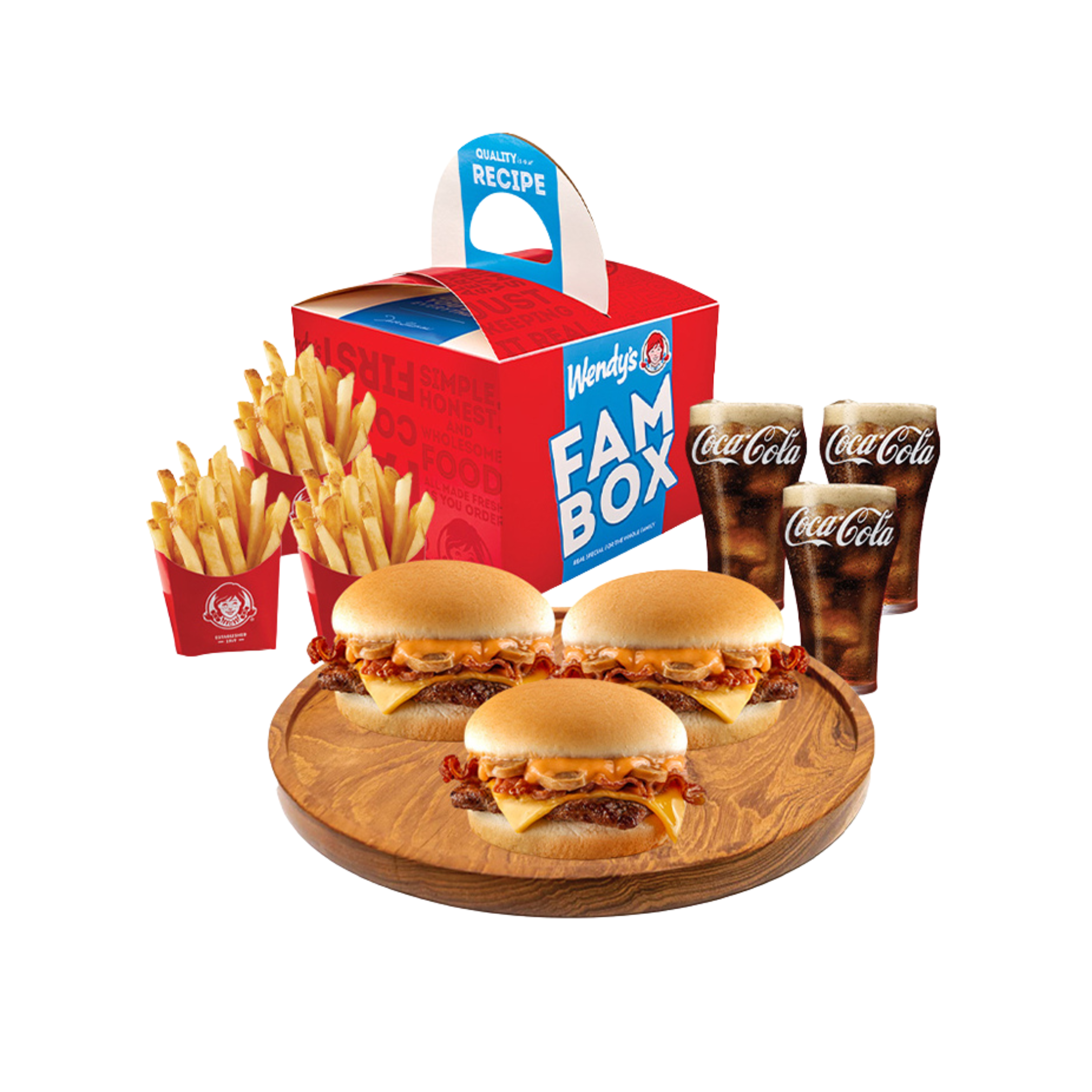 Fambox Bacon Mushroom Melt (good For 3) | Wendy's Philippines