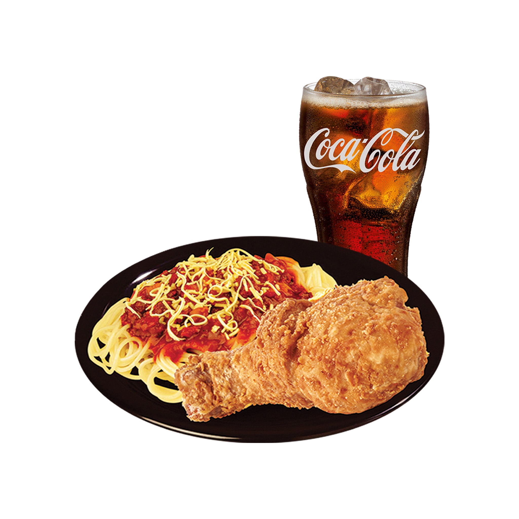 1-pc Fried Chicken With Spaghetti With Drink | Wendy's Philippines